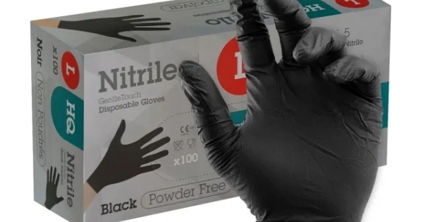 Caixa 100 Luvas Nitrilo Sem Pó - RUBBEREX